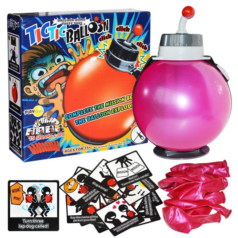 TicTic Balloon Timing Bomb Balloon family fun board game | Shopee Malaysia