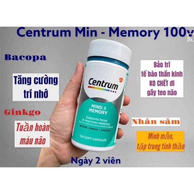 Centrum Mind pills& Memory brain tonic | Shopee Malaysia