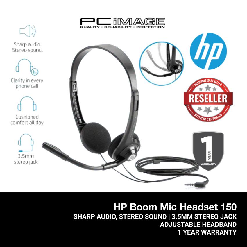 HP Boom Mic Headset 150 On Ear Headset | Shopee Malaysia