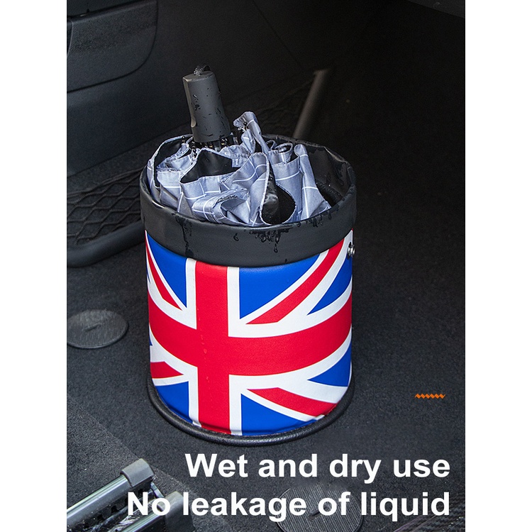 Car Door Seat Back Waterproof Storage Bucket Trash Bin For MINI Cooper ...