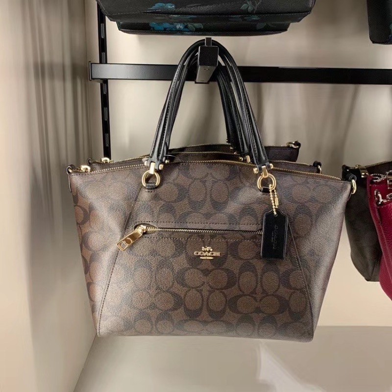 PRAIRIE SATCHEL IN SIGNATURE CANVAS (COACH F79998) | Shopee Malaysia