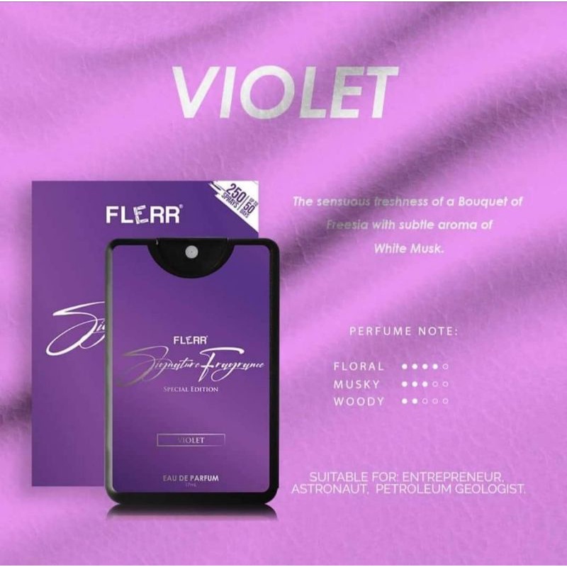 (Ready stock) Flerr Signature Perfume EDP Eau De Parfum | Shopee Malaysia