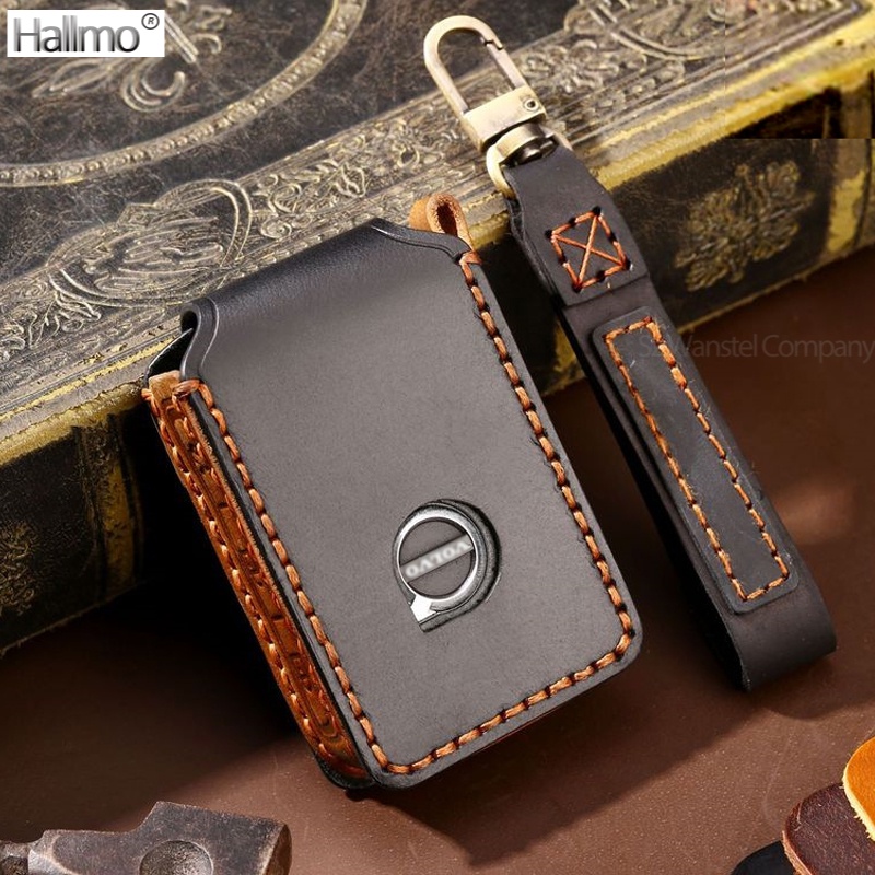 Hallmo Leather Car Key Case Cover Luxury Handmade Key Bag Shell for ...