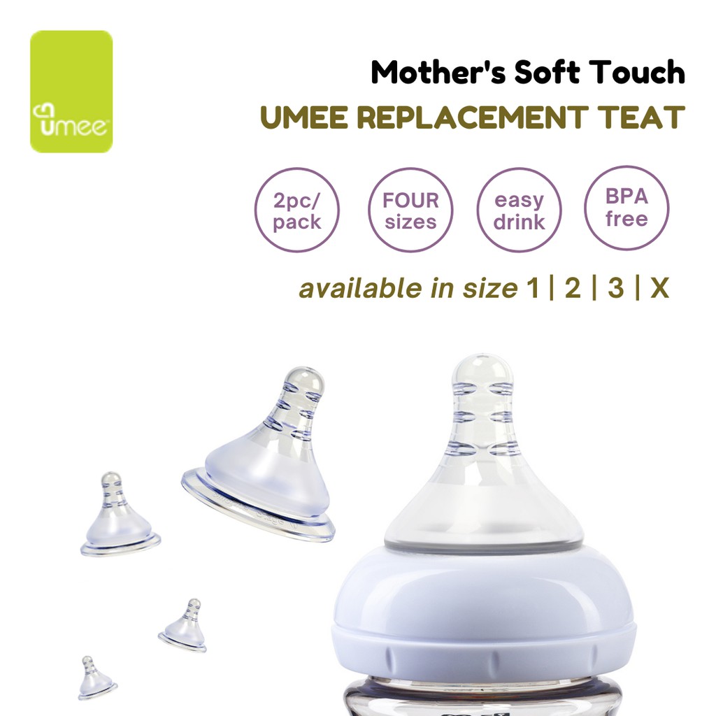 UMEE Mother Touch PPSU Replacement Soft Nipple / Teats Stage 1 2 3 X, Ready Stock Malaysia ...