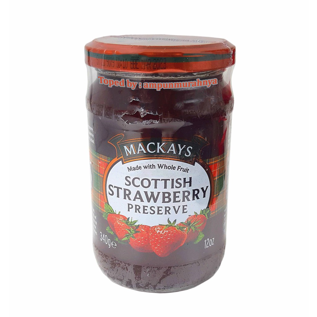 Mackays Original Strawberry Jam 340 Gr | Shopee Malaysia