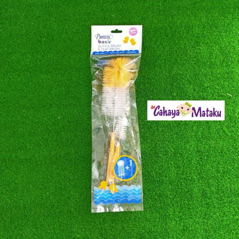 Berus Botol Susu Dan Puting Pureen/Bottle Brush And Teat Brush By ...