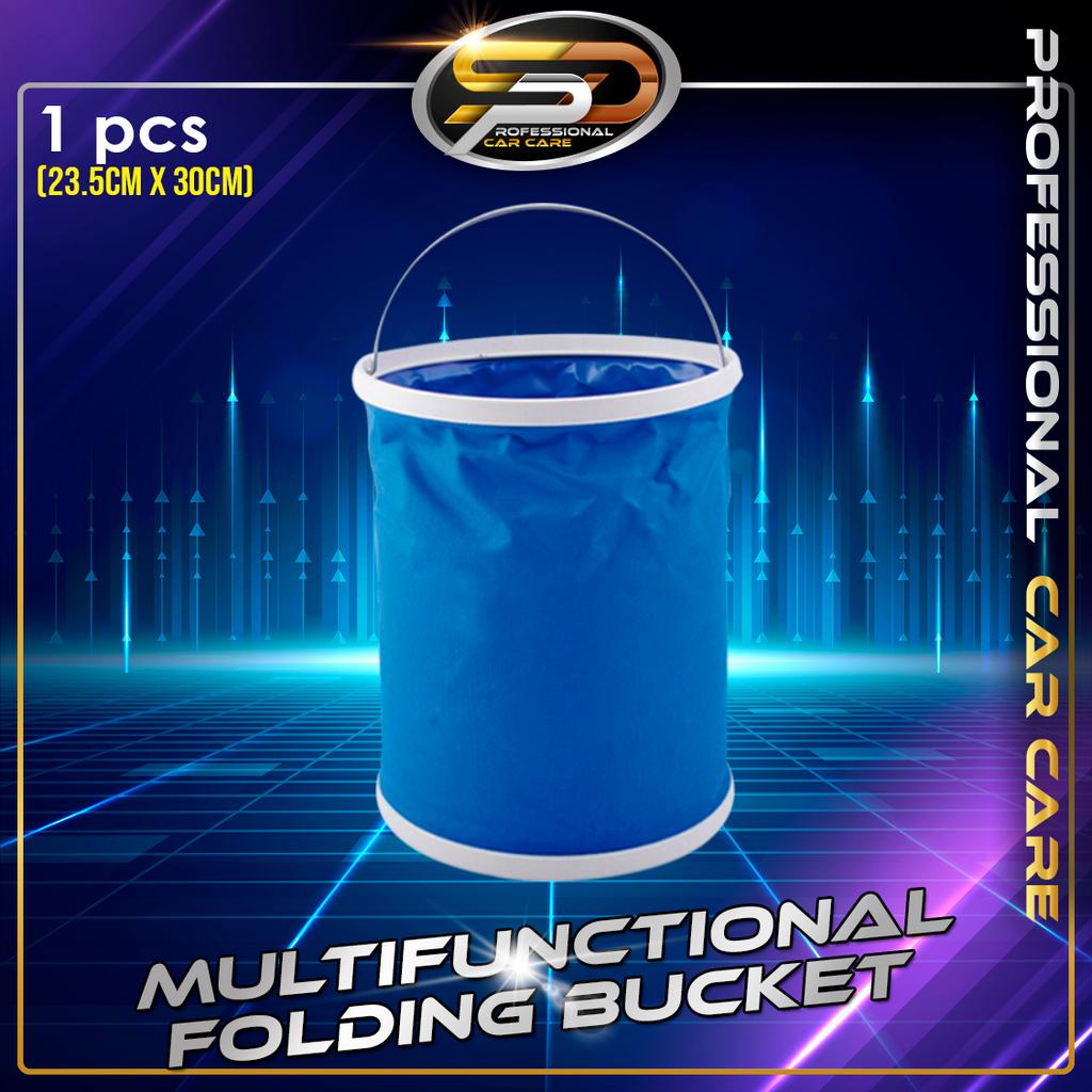 9L/11L/13L Collapsible Foldable Pail Bucket Portable Handle Folding ...