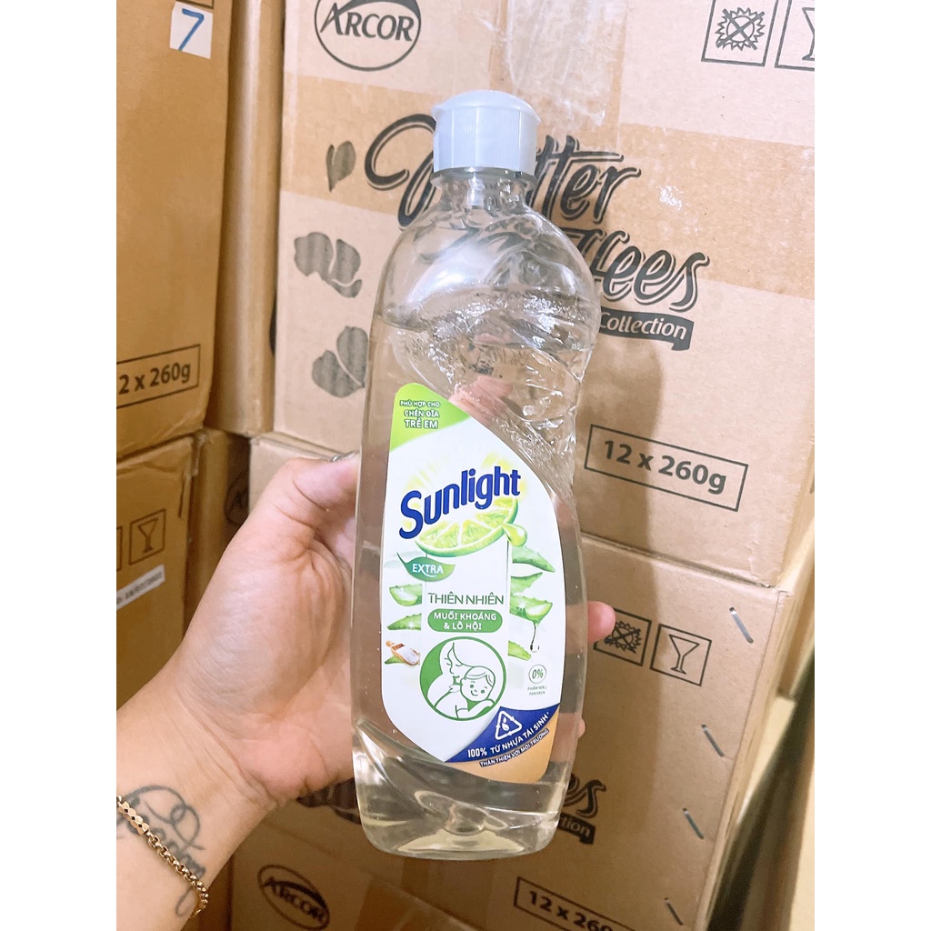 Sunlight Dishwashing Liquid Mineral & Aloe Vera Extract | Shopee Malaysia
