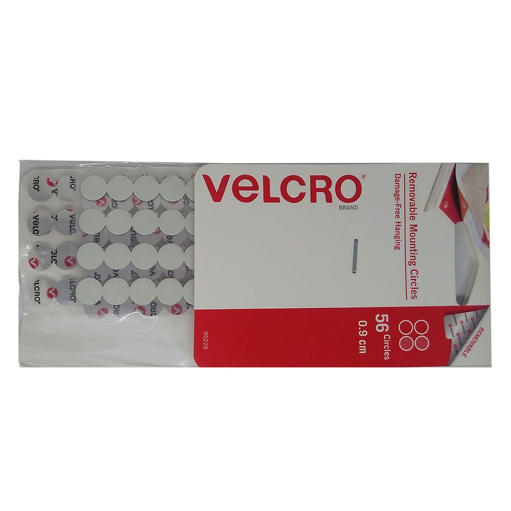 Velcro Removable mounting Strips 19mm x 44mm 4 sets 95228 | Shopee Malaysia