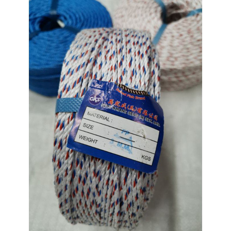3MM,3.5MM x 220Meter PP Rope，Tali PP，Made In Thailand | Shopee Malaysia