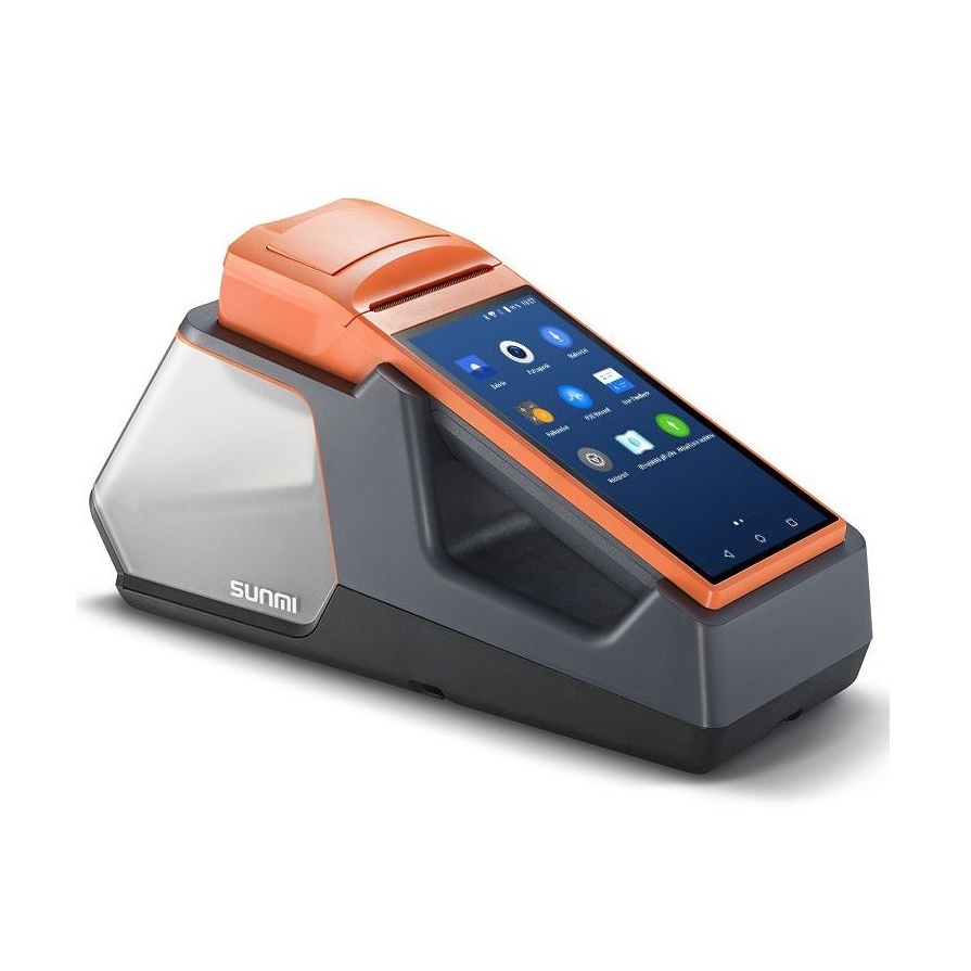 Sunmi on screen QR code scanner charging cradle with Barcode scanning ...