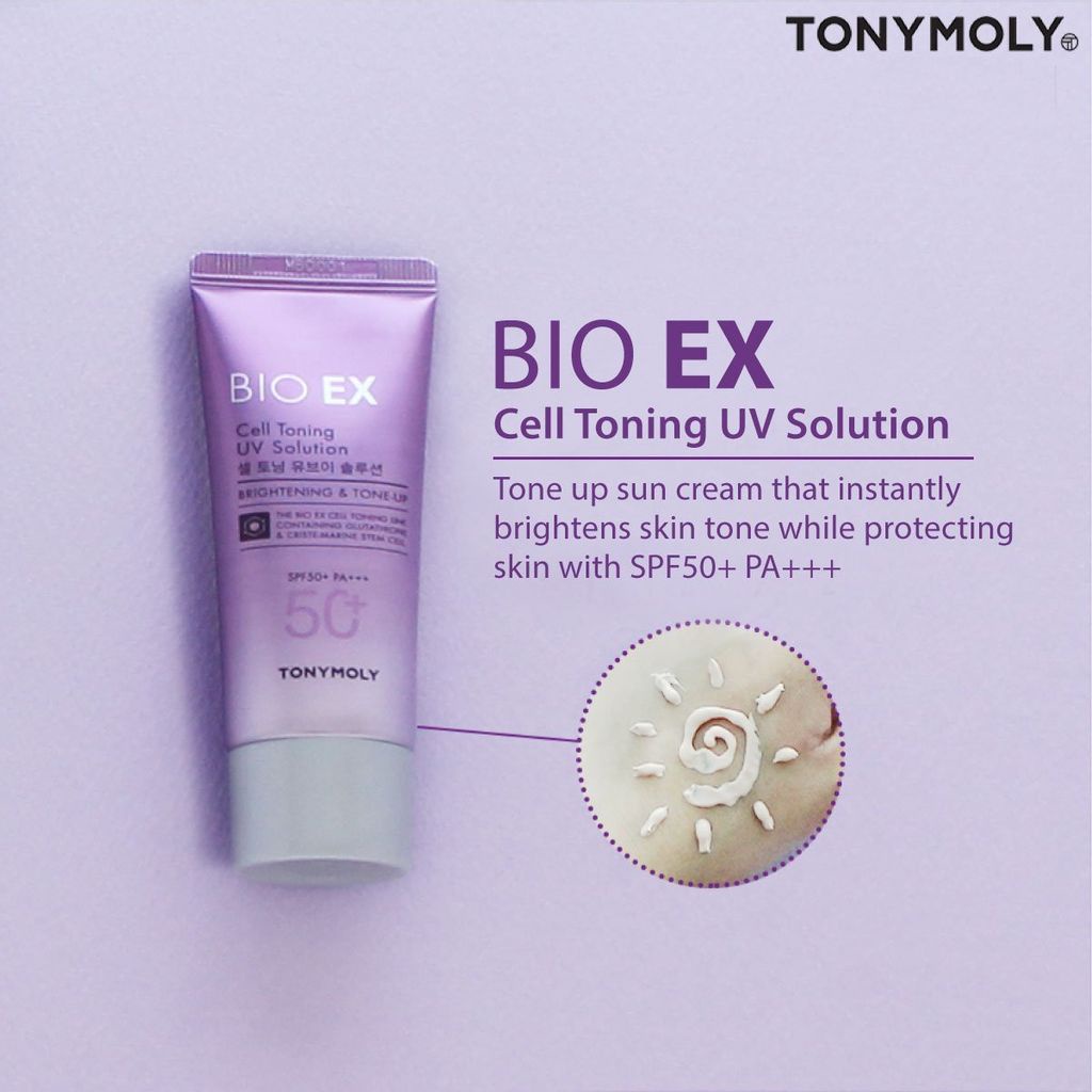 Tonymoly Bio Ex Cell Toning UV Solution SPF50+ PA+++ 40ml | Shopee Malaysia