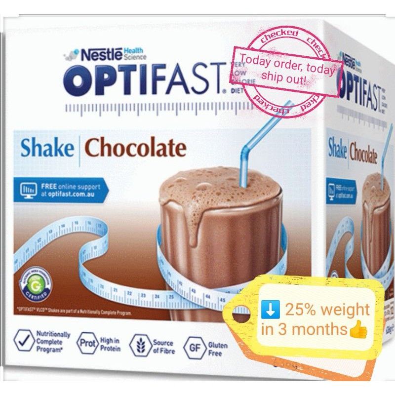 OPTIFAST MILK SHAKE CHOCOLATE(12 SACHETS X 53G) | Shopee Malaysia