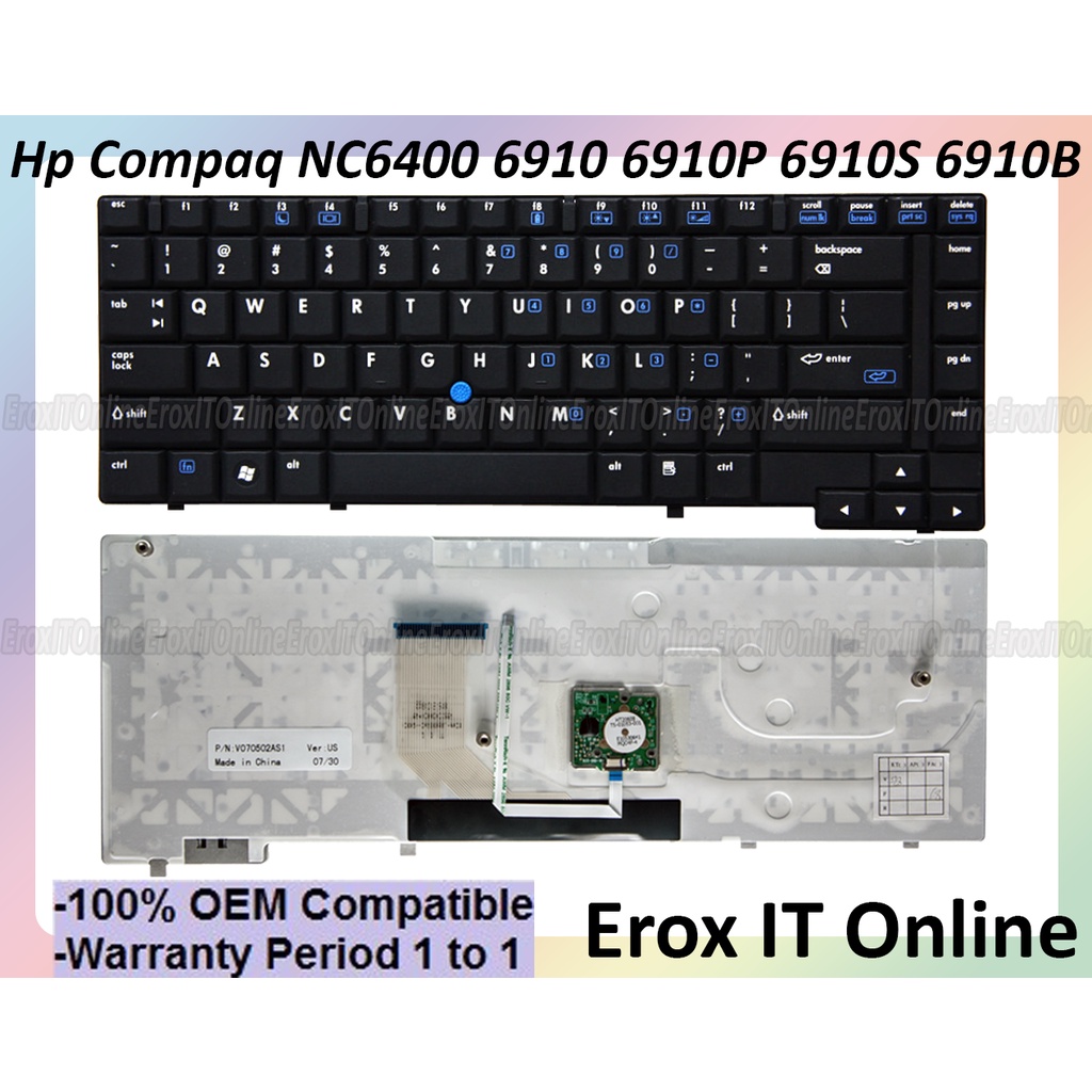 Hp Compaq NC6400 6910 6910P 6910S 6910B Series 446448-001 Laptop ...