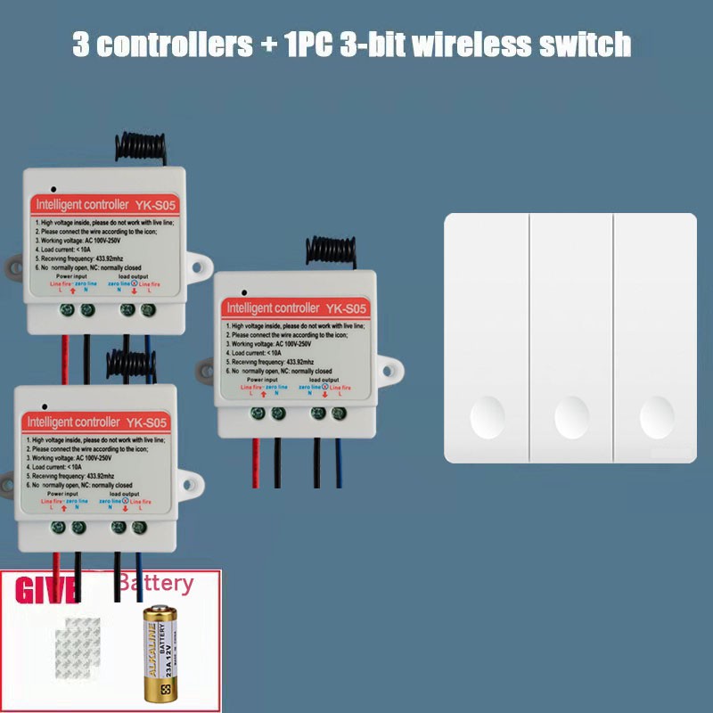 240V Remote switch Wiring-free wireless remote control smart switch ...
