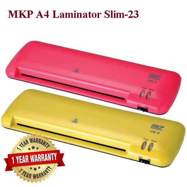 MKP A4 Laminator / Laminating Machine SLIM-23*1 Year Warranty | Shopee ...