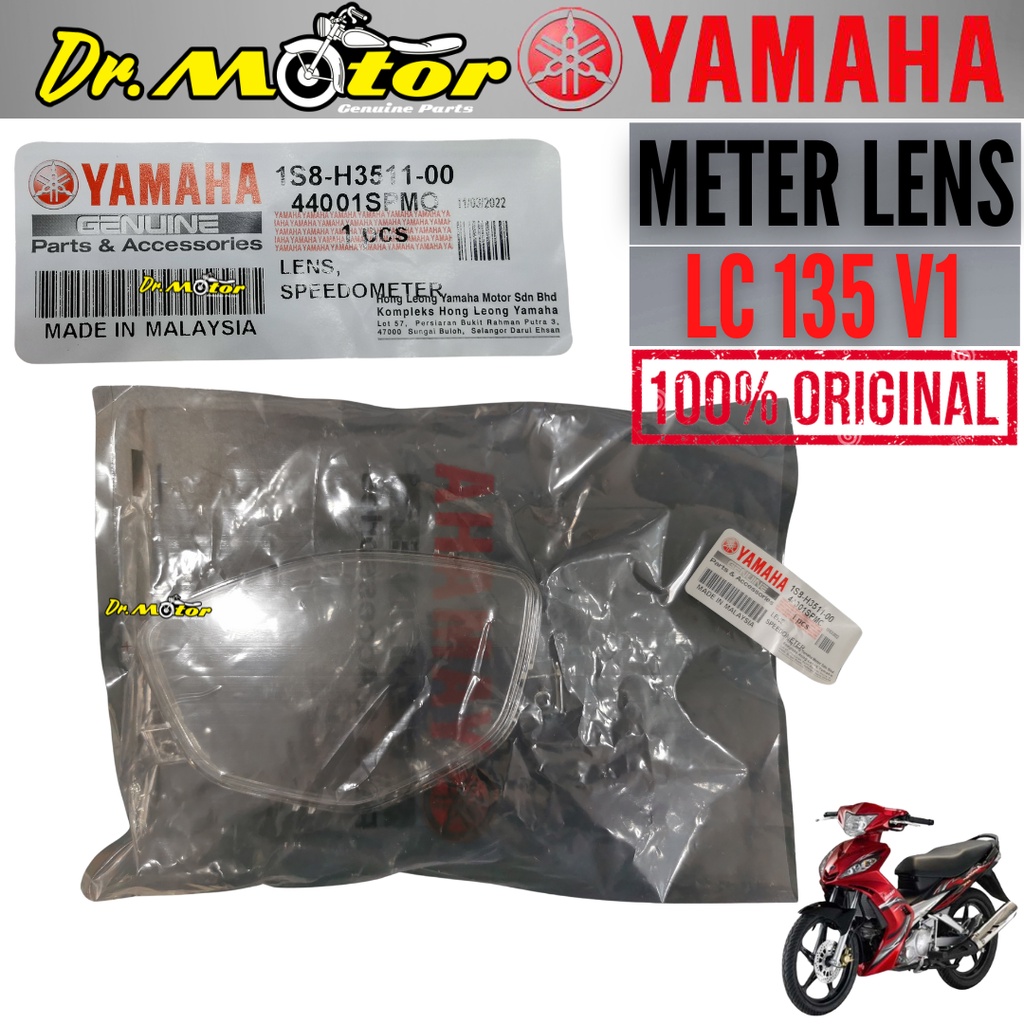 100% ORIGINAL YAMAHA LC135 V1 LC 135 METER LENS COVER METER LEN CERMIN ...