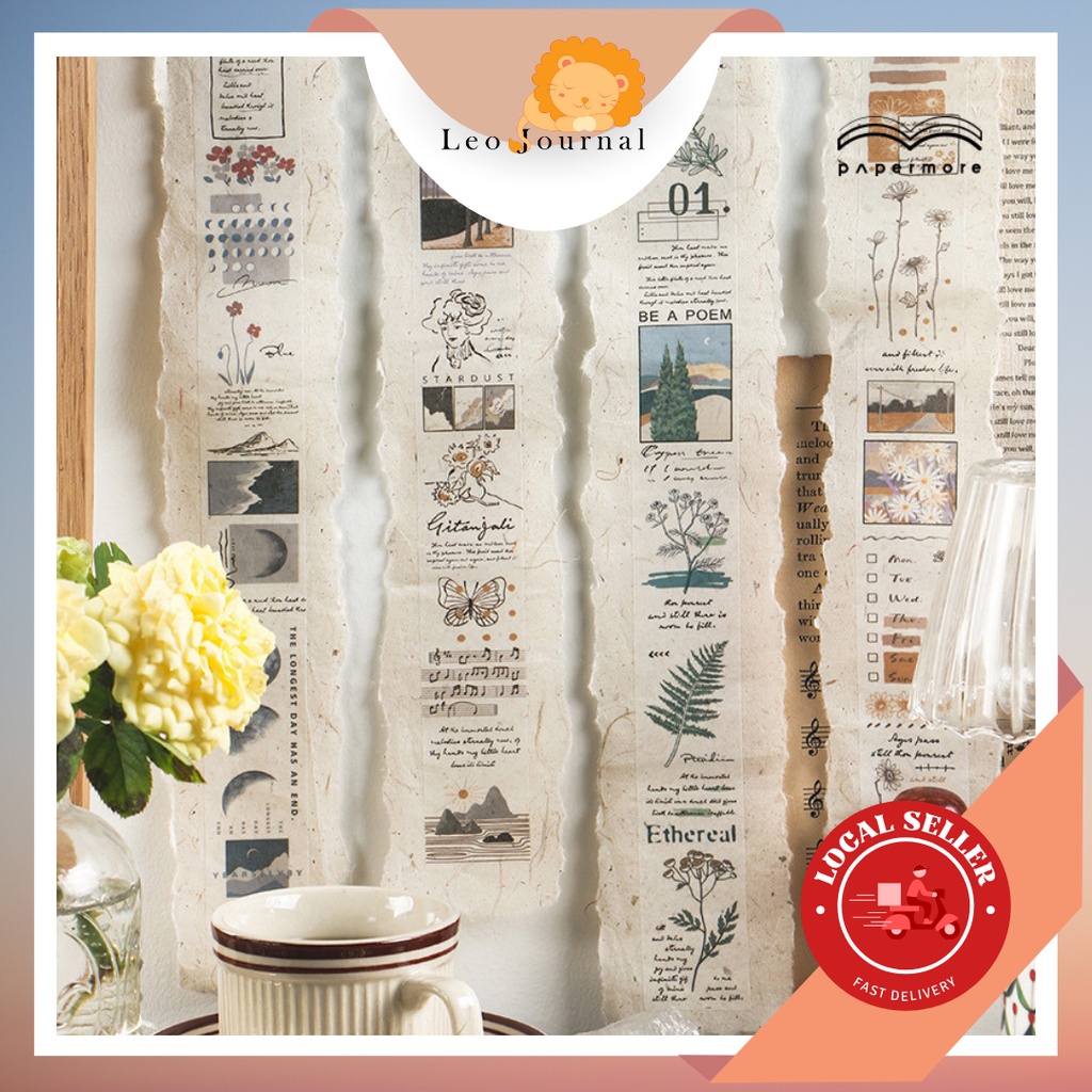 LeoJournal Journal Sticker Aesthetic Sticker DIY journal kit Jurnal ...