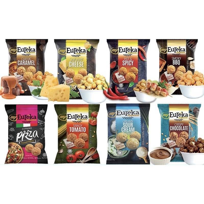 Eureka Popcorn Assorted Flavours 80g | Shopee Malaysia
