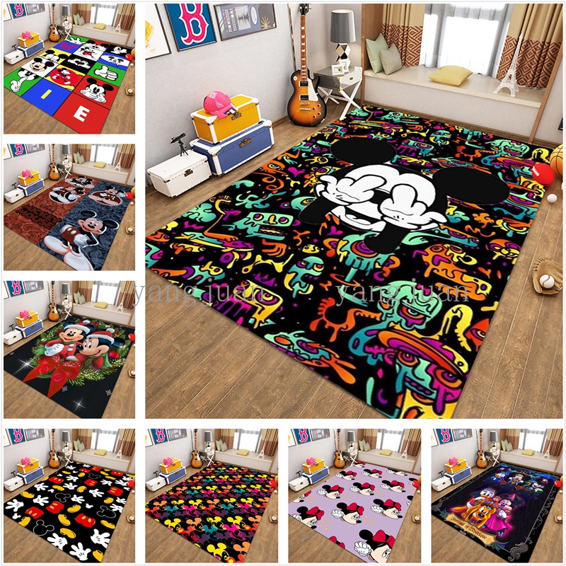 Street Wear Disney Cartoon Carpet Mickey Mouse Minnie Children's Room ...