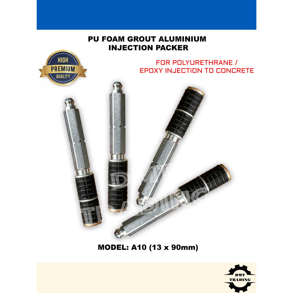 30pcs A10 (13x90mm) Aluminium Packer for PU Foam Injection / Epoxy ...