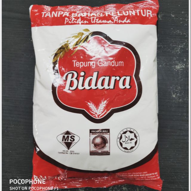 TEPUNG GANDUM BIDARA (BIDARA FLOUR) 1 KG. | Shopee Malaysia