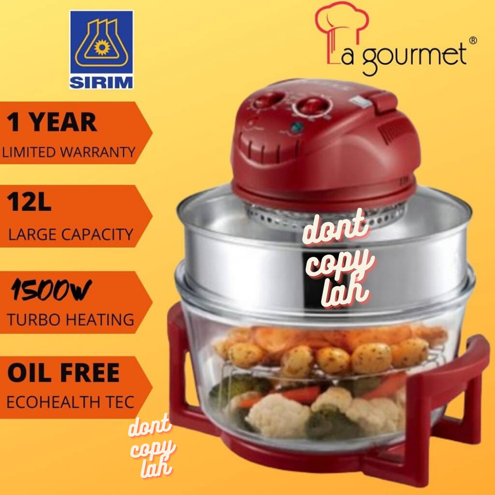 [READYSTOCK] La Gourmet Turbo Roaster 12L Convention Oven Work as:Air ...