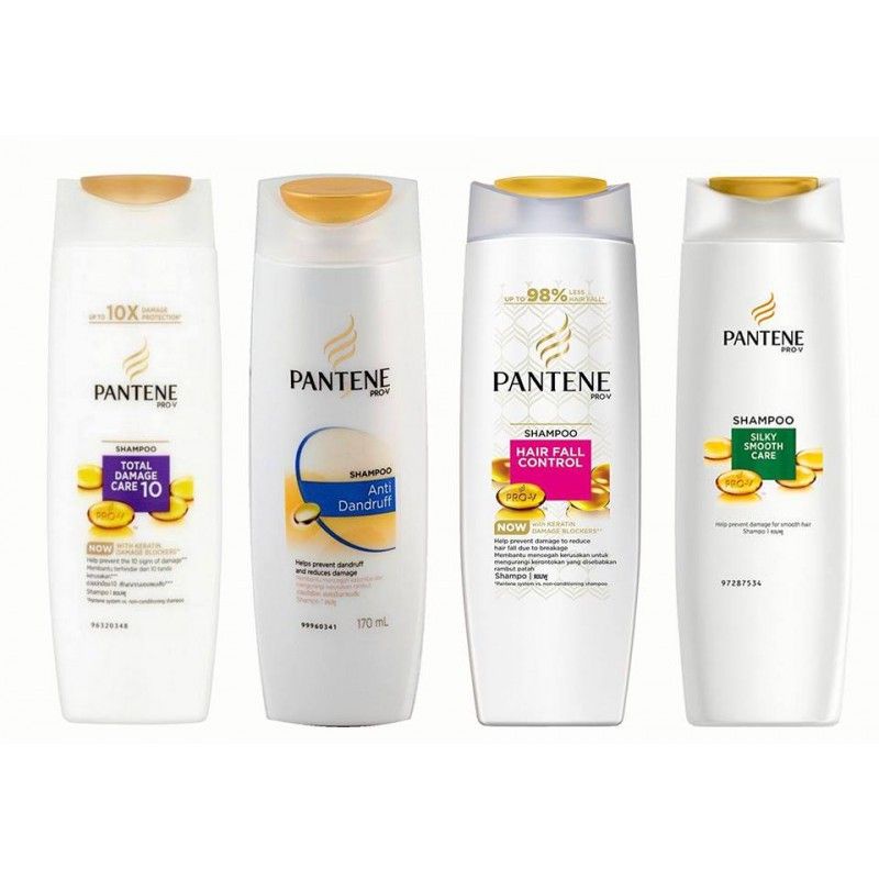 Pantene Shampoo 170ml Anti Dandruff Hair Fall Control Silky Smooth ...