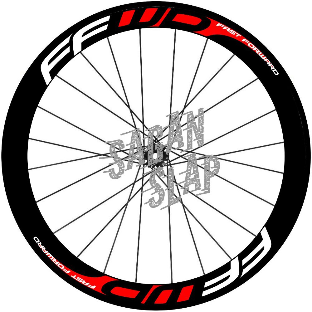 Ffwd fast forward 700c bicycle rim Decal Rims Sticker, 4 cm wide ...