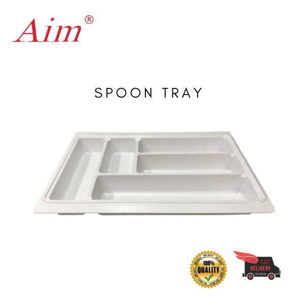(Ready Stock)PVC Spoon Cultery Tray For Kitchen Cabinet Drawer -Spoon ...