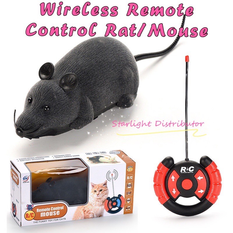 🔥Ready Stock🇲🇾 🔥Remote Control Rat Mouse Toy For Cat Kitten Dog Pet ...