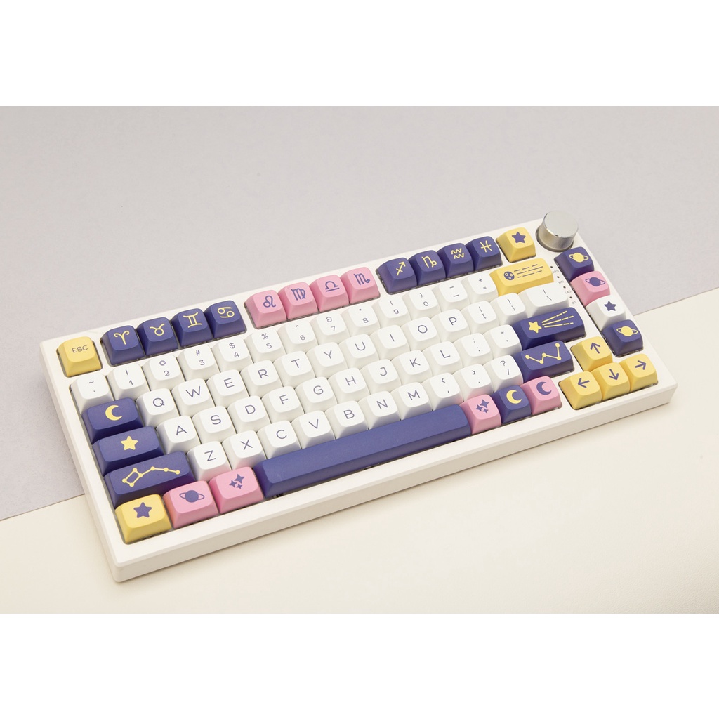 132 Keys Astrology Keycaps XDA Profile Constellation Space PBT Dye Sub ...