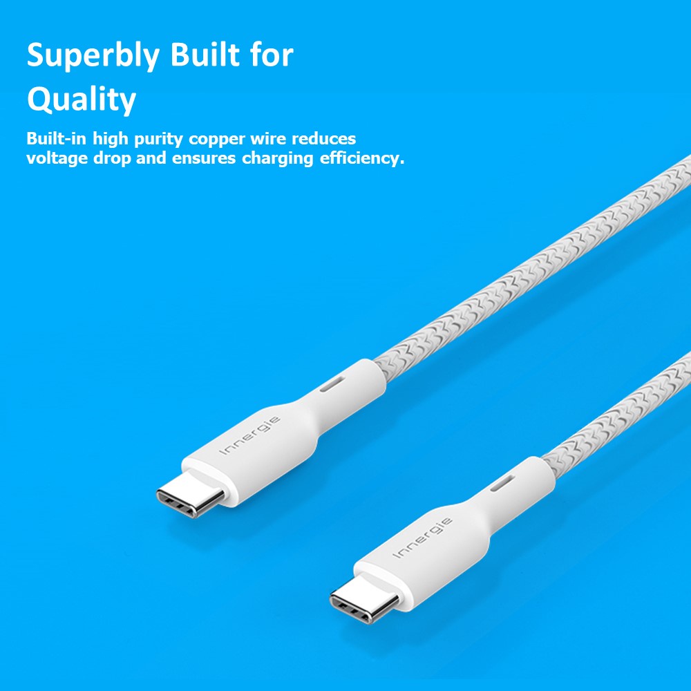 Innergie C-C 1.8meter Type C to Type C Cable 5A PD100W Fast charging USB 2.0 Fast Charging ...