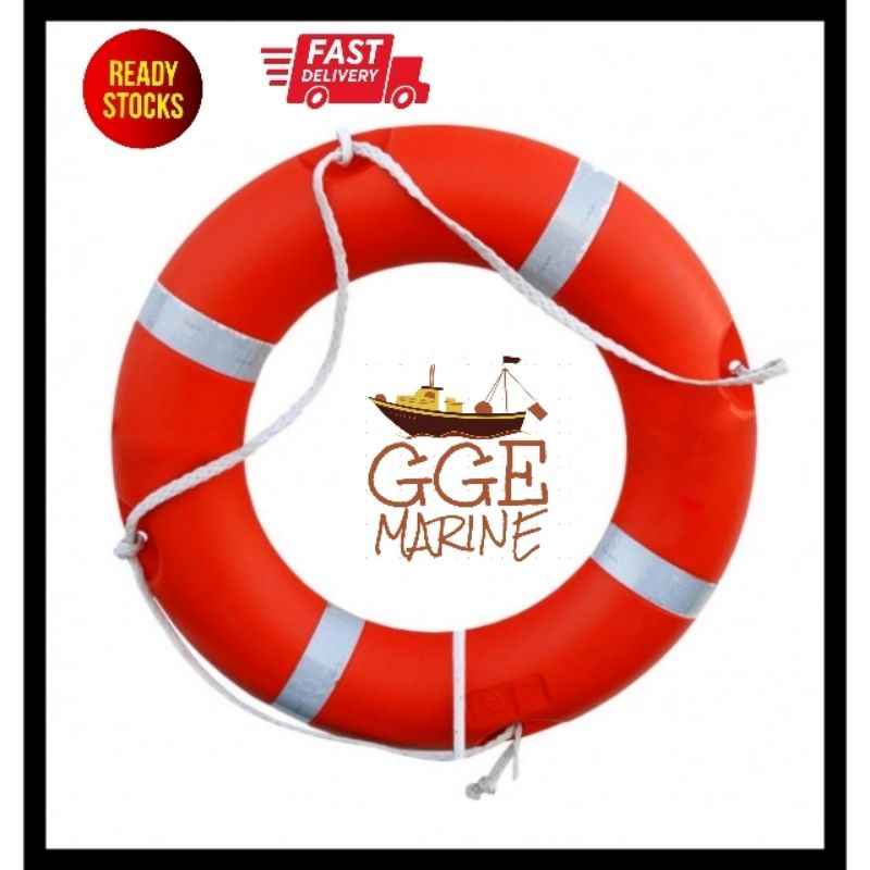 PVC Safety Life Buoy - Marine Safety / Kehidupan Pelampung 救生圈 | Shopee ...