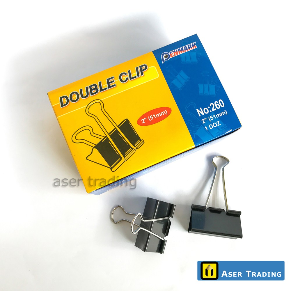 DOUBLE / BINDER CLIP 51MM (2") | Shopee Malaysia