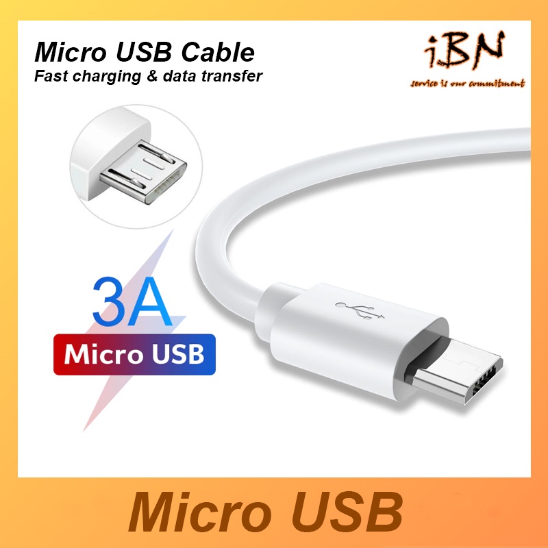 Micro cable Usb fast charging & data transfer USB Cable light port ...