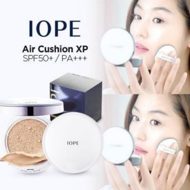 💯%Original Korean Brand IOPE Air Cushion XP Natural SPF50+ PA+++- C21 with Refill 15g | Shopee ...