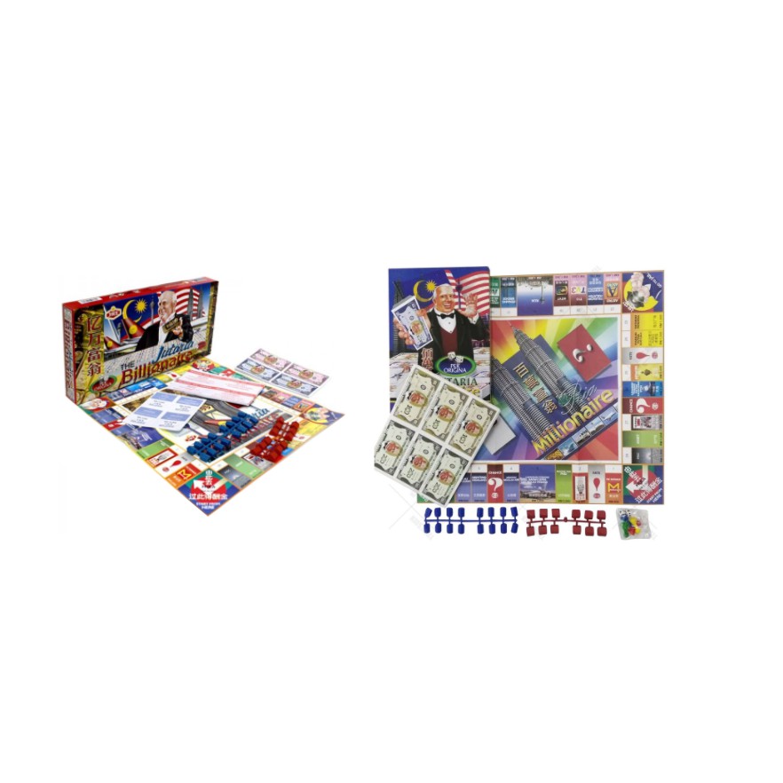 JUTARIA The Billionaire/Millionaire Board Game | Shopee Malaysia