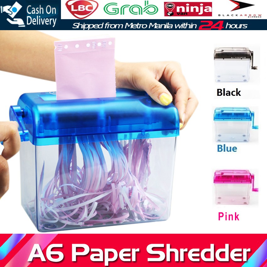 Portable Manual Hand A6 Size Paper Cutter Shredder Household Office ...