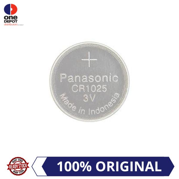 Panasonic Lithium Coin CR1025 Batteries | Shopee Malaysia