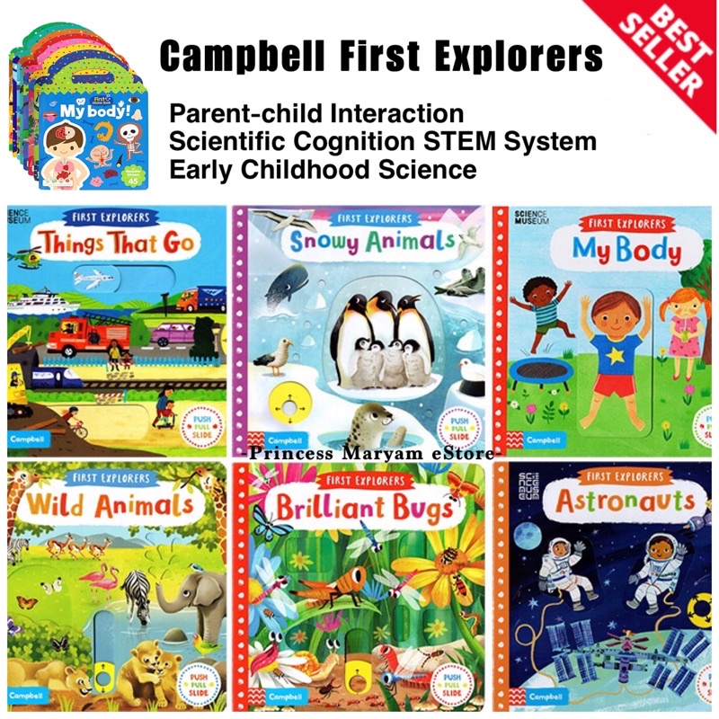 ORIGINAL First Explorers Campbell Series Mechanism Early Learn Board ...