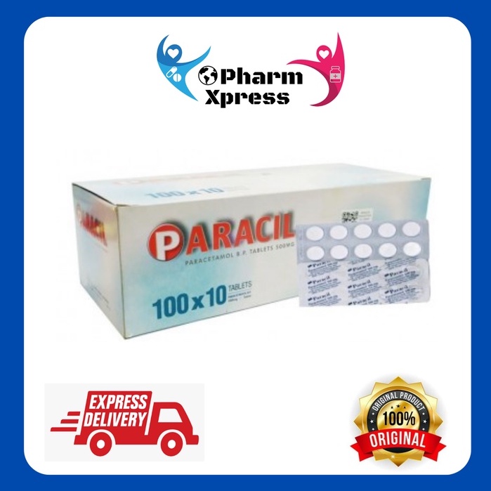 Paracil Tab 10's (paracetamol 500mg) (for fever&headache) | Shopee Malaysia