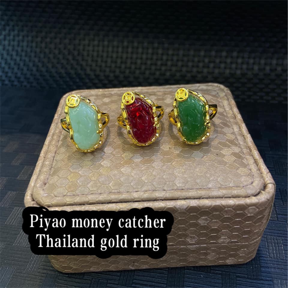 Piyao money catcher gold Ring | Shopee Malaysia