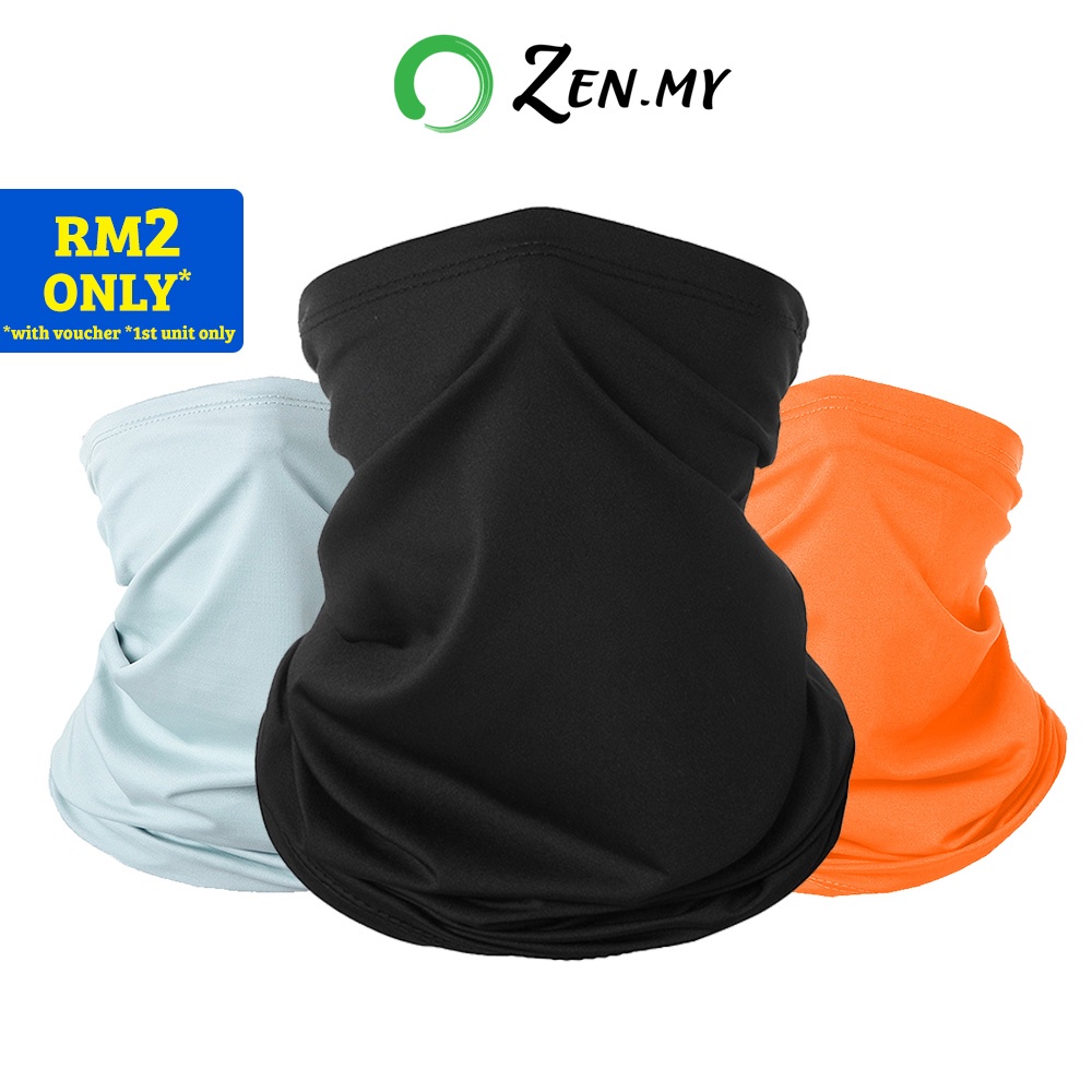 [ZEN.MY] Bandana Mask Cloth Face Mask Washable Hijab Men Cycling Mask ...