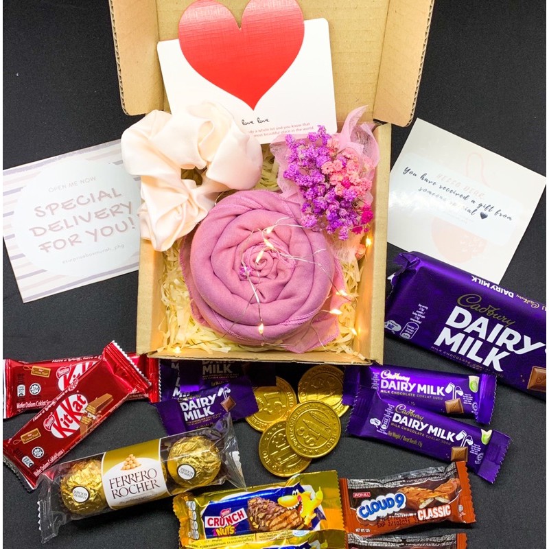 SURPRISE GIFT / CHOCOLATE BOX & BIRTHDAY GIFT / SURPRISE BOX MURAH ...