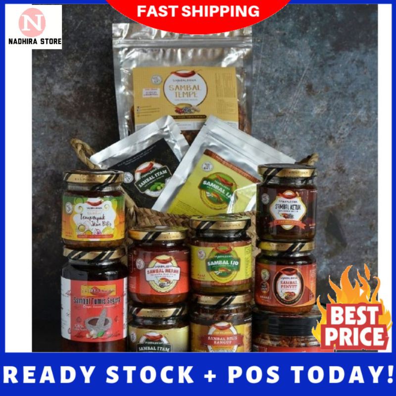 💯HQ SAMBALEENA SAMBAL VIRAL READY TO EAT 🔥(READY STOCK)🔥-SAMBAL IJO ...
