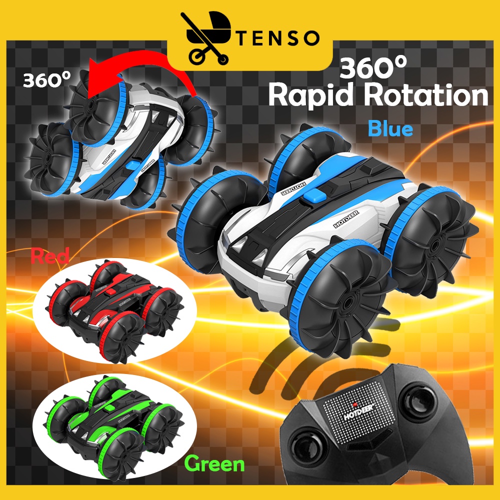 TENSO TRC003 Rechargeable 360 Degrees 2.4G 4WD RC Cars 4x4 Off Road ...