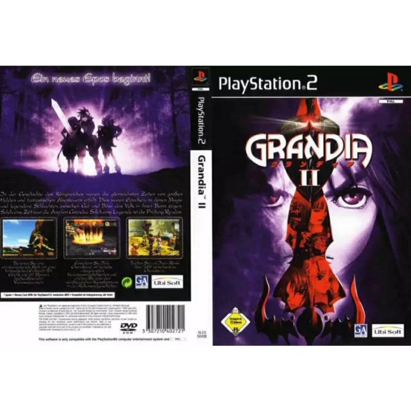 PS2 CD DVD GAMES (Grandia II) | Shopee Malaysia