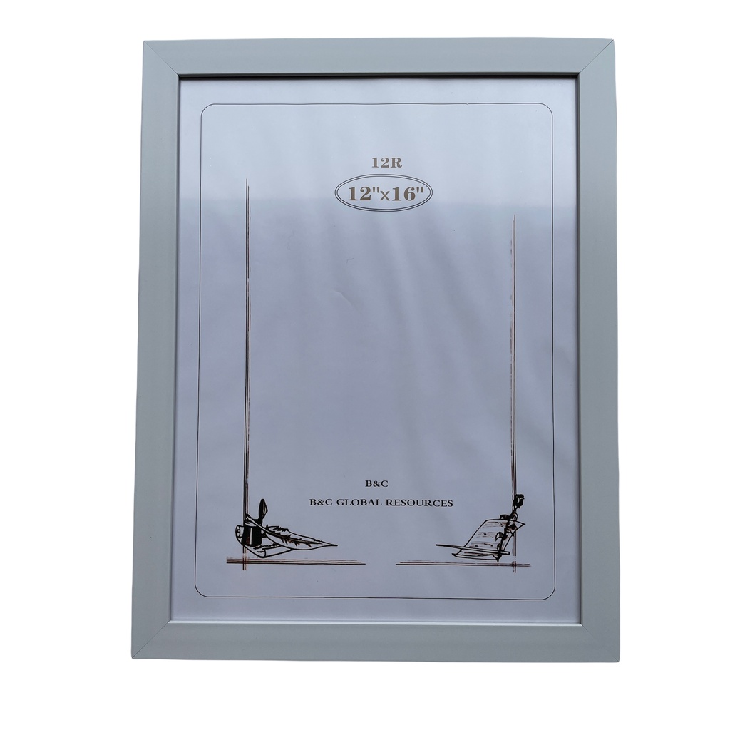 Photo Frame Size A4 /11R /12R / A3 - Brown / White Color(1pc) | Shopee ...