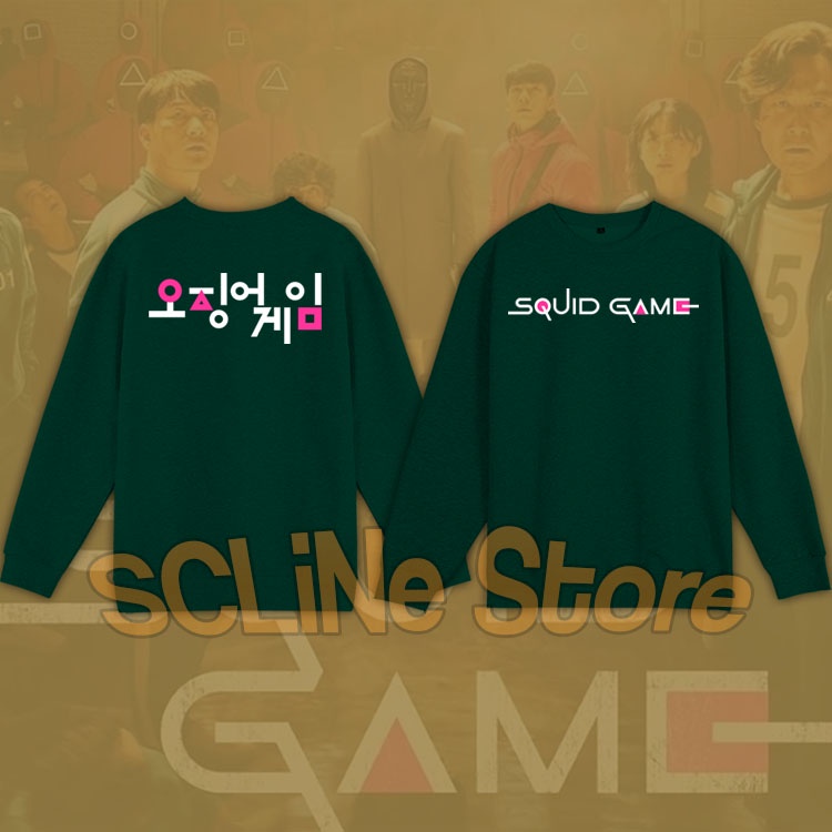 Children's CREWNECK JACKET Netflix Squid Game Uniform | Shopee Malaysia